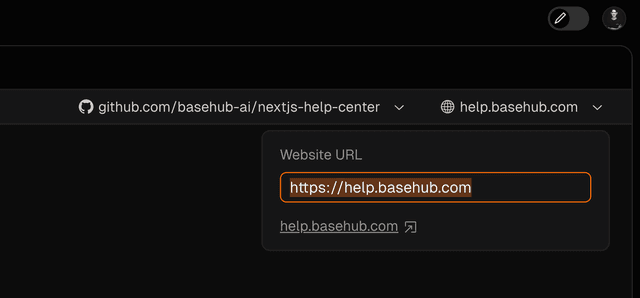Block Previews - Repository Dashboard | BaseHub Help Center